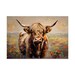 Highland Cow Poster, Earthy Tones, Warm Cozy Feel, Rolled Art Print ...