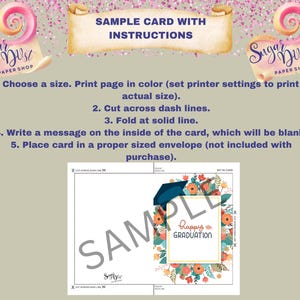 Printable Happy Graduation Card | Class of 2025 | High School, College ...