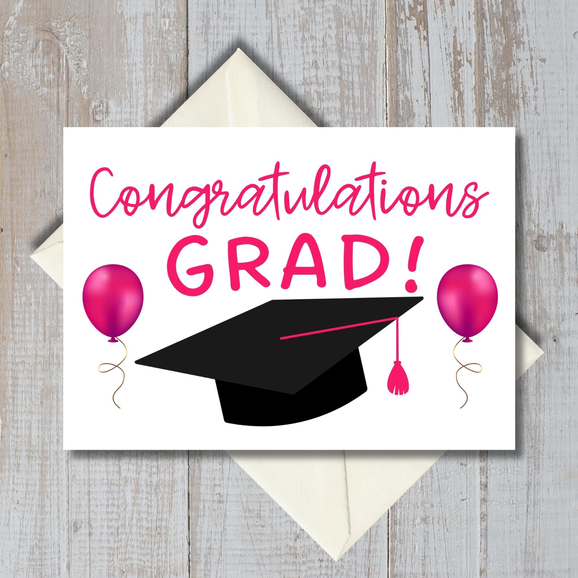 Printable Graduation Card | Congratulations Grad | High School, College ...