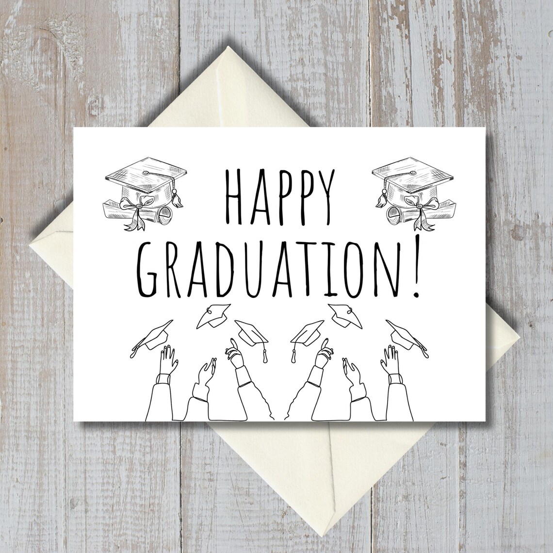Printable Graduation Card | Happy Graduation | High School, College ...