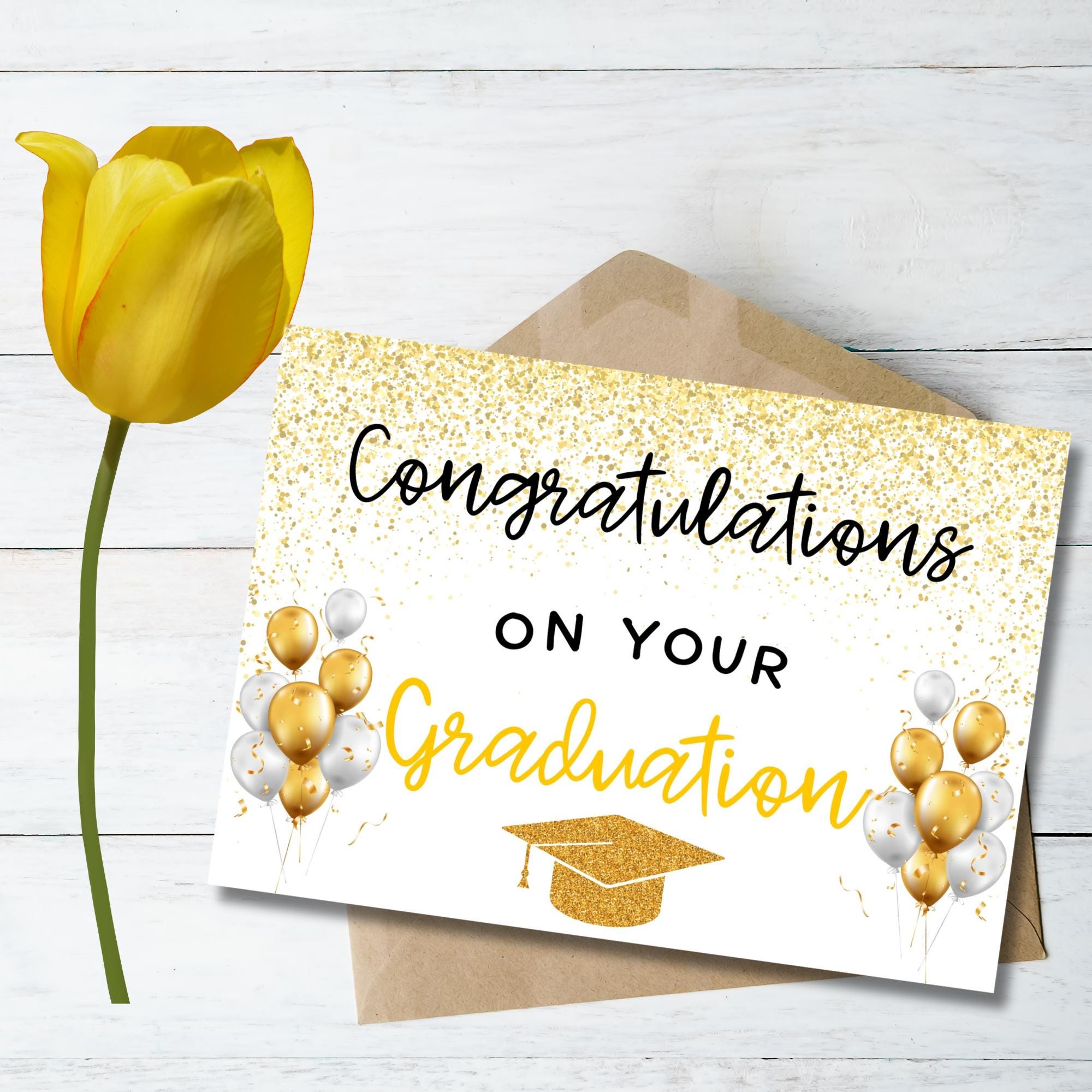 Printable Graduation Card | Congratulations on Your Graduation | High ...