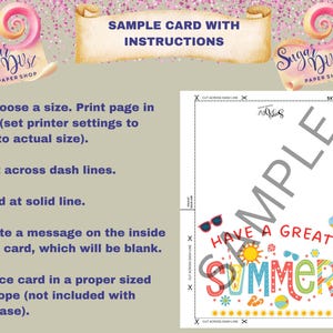 Printable End of School Year Card | Have a Great Summer | for Student ...