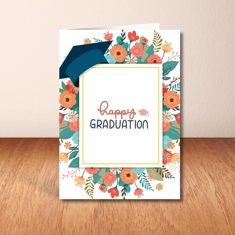 Printable Happy Graduation Card | Class of 2025 | High School, College ...