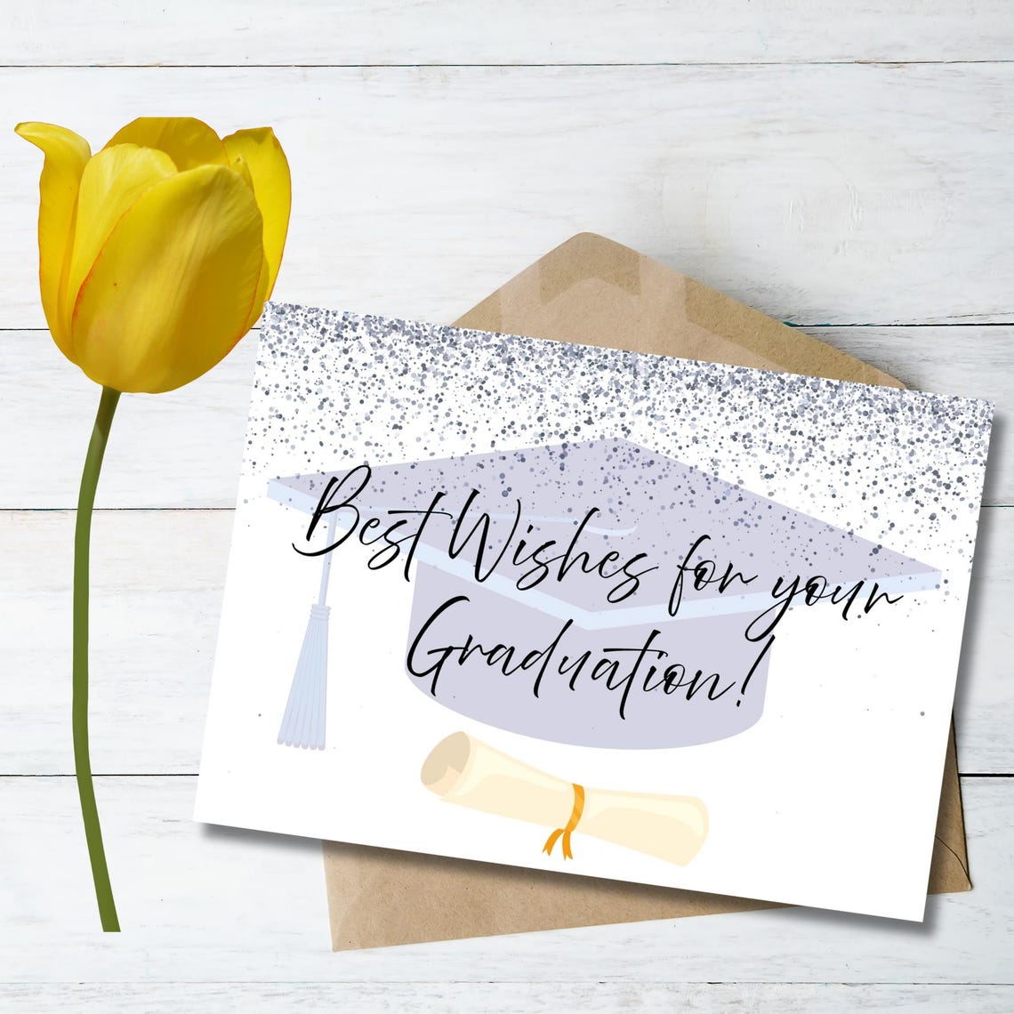 Printable Graduation Card | Best Wishes | High School, College ...