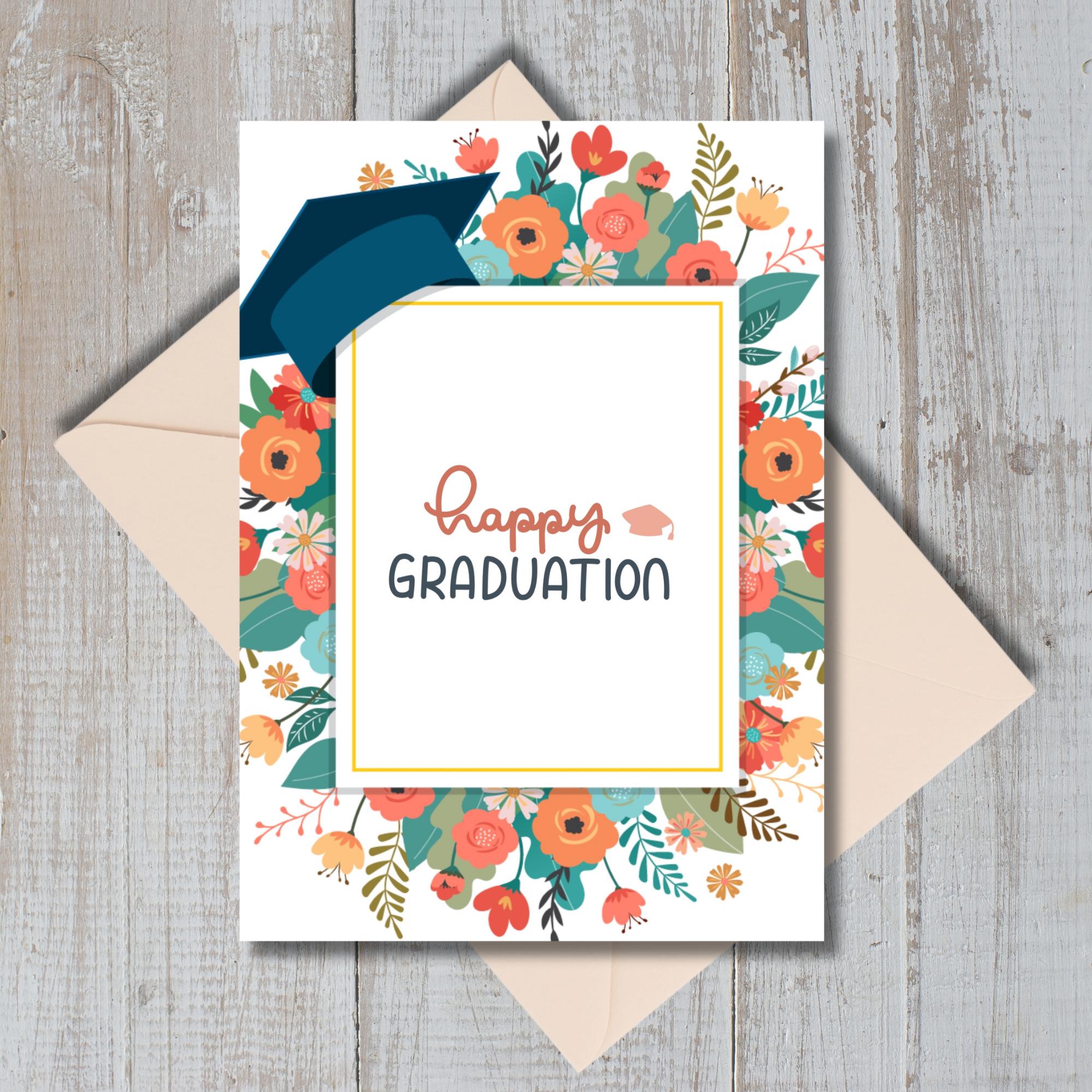 Printable Happy Graduation Card | Class of 2025 | High School, College ...