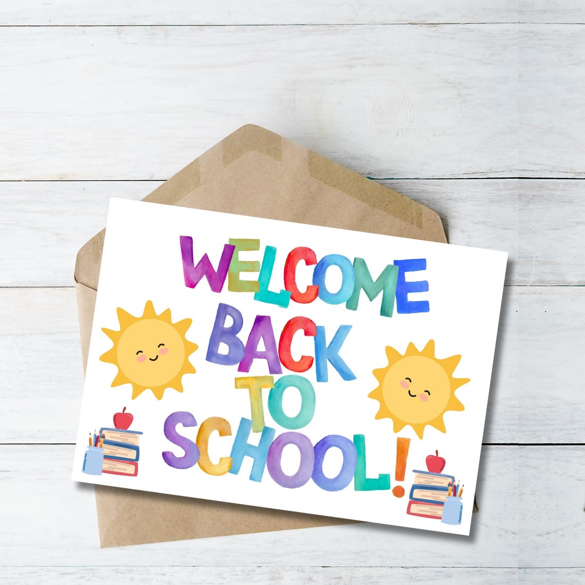 Printable Start of School Year Card | Welcome Back to School | for ...