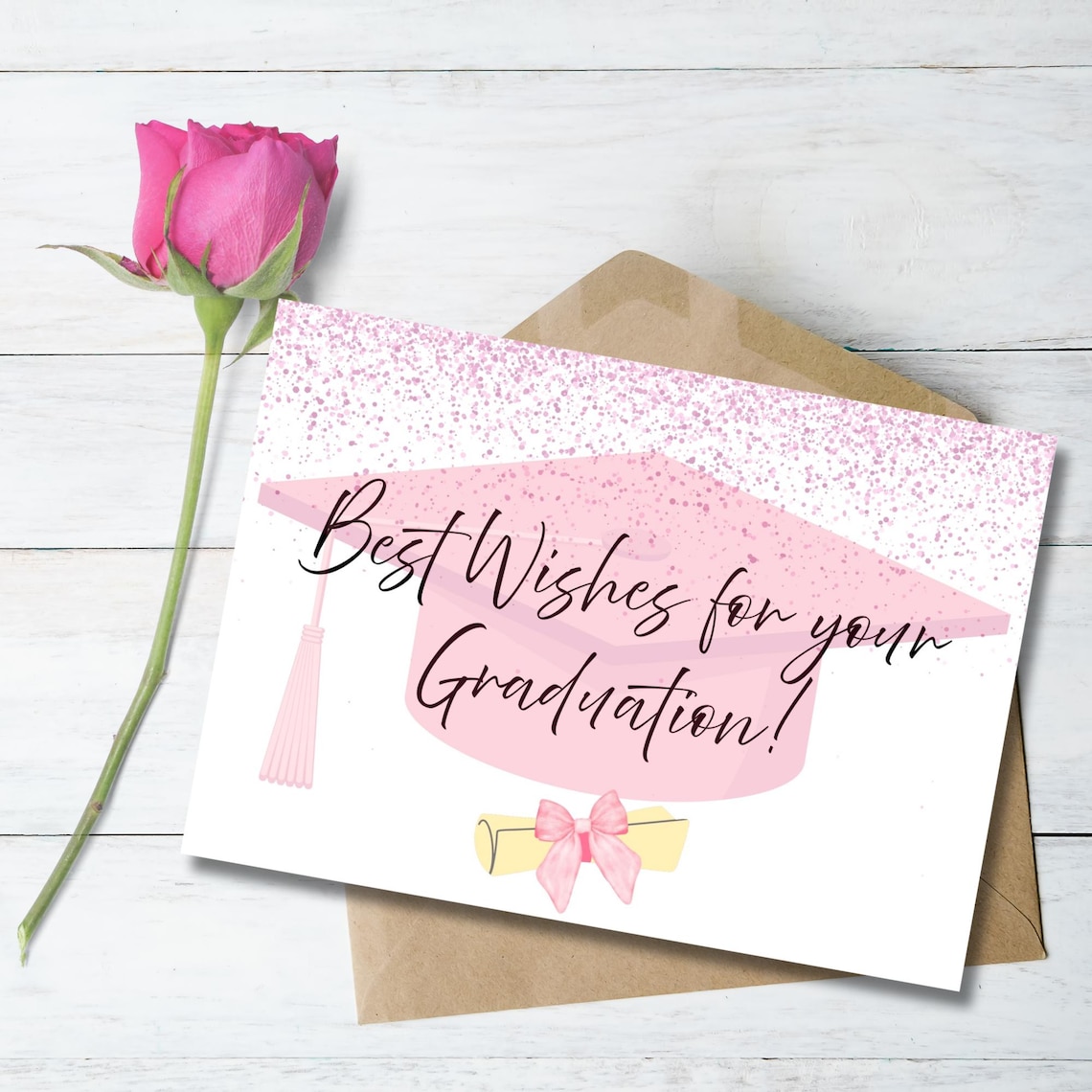 Printable Graduation Card | Best Wishes Graduation | High School ...