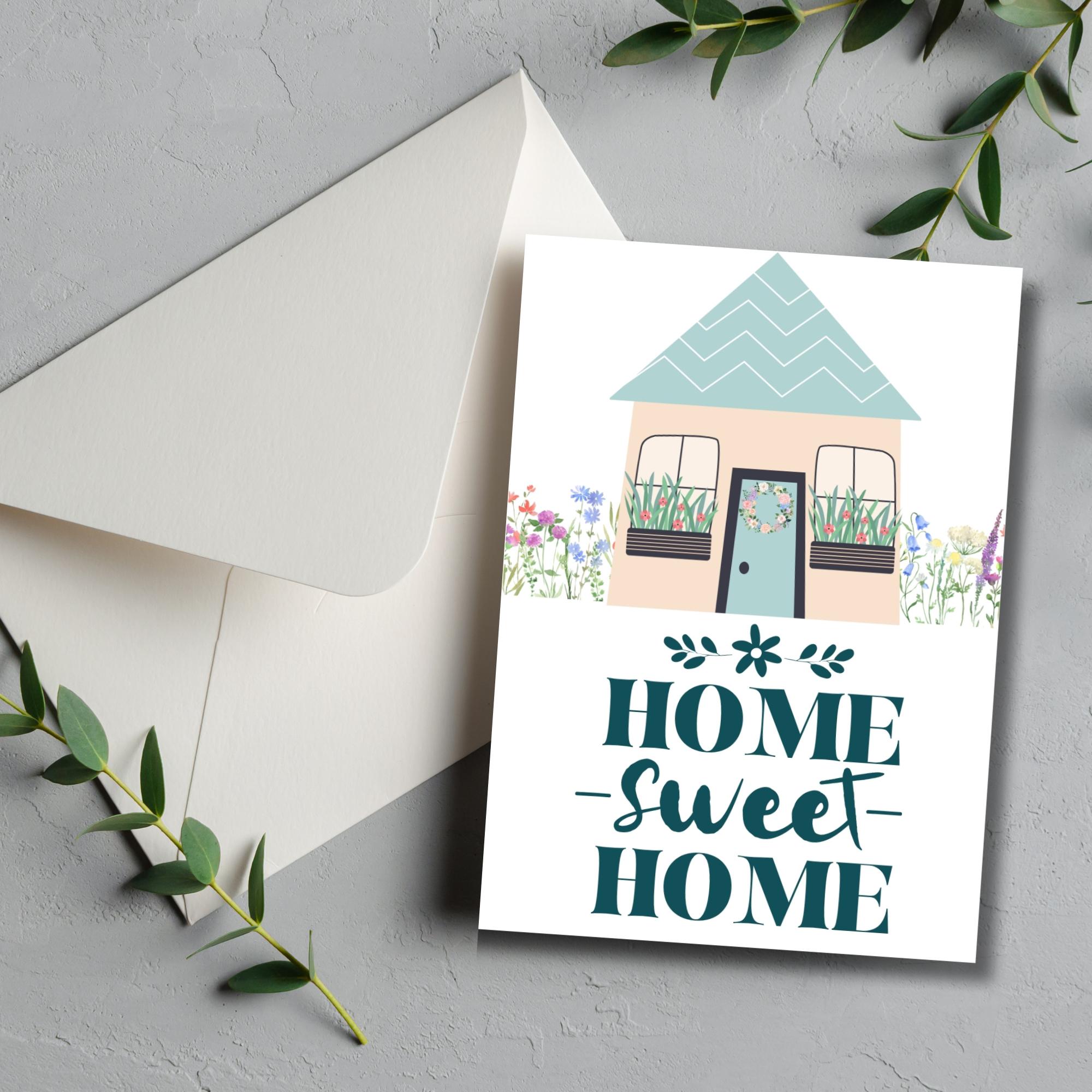 Printable Housewarming Card | Cute New Homeowner Card | Cottage Design ...