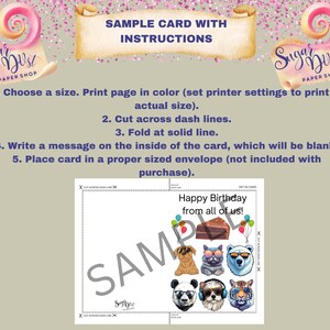 Printable Birthday Card From All of Us | Funny Birthday Card | From ...