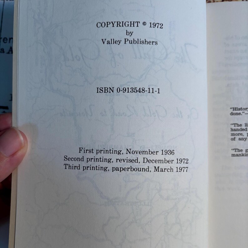 Vintage Book | the Call of Gold: True Tales on the Gold Road to ...