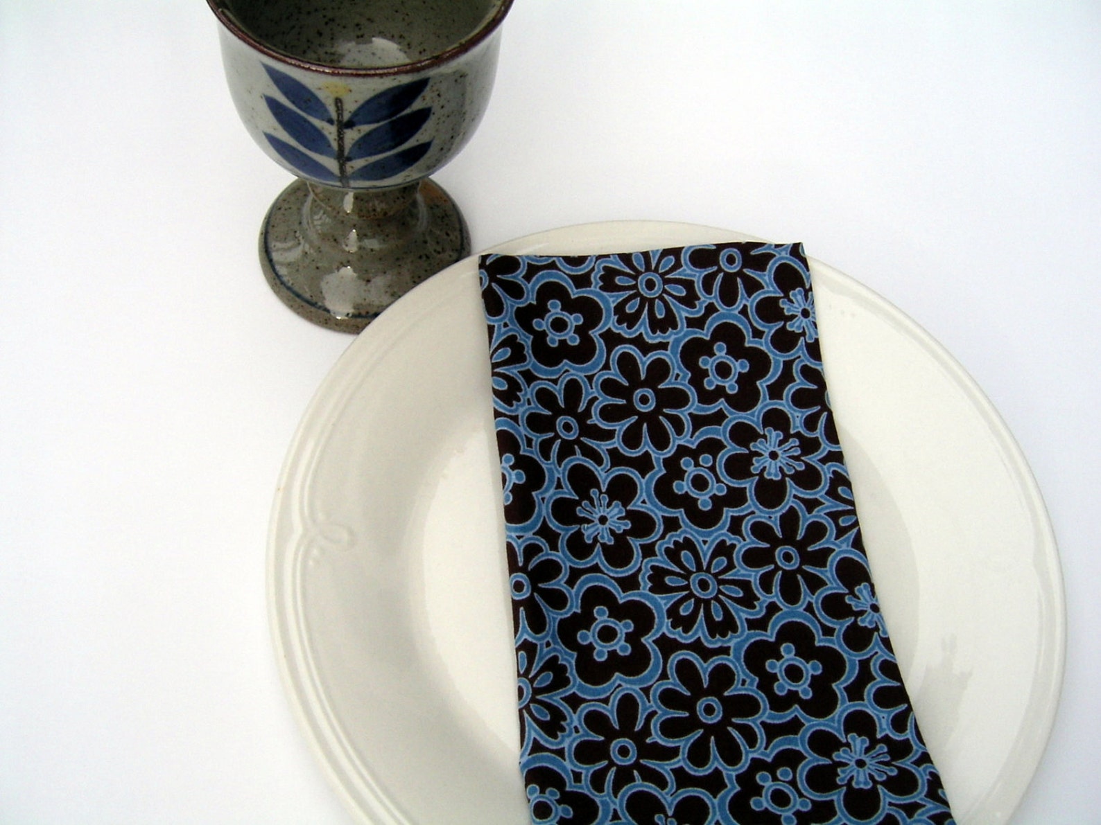 Set of 6 Fabric Print Dinner Napkins - Etsy