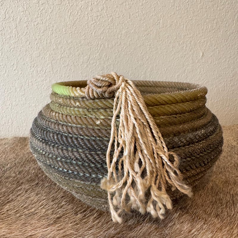 Lariat Rope Basket - Etsy