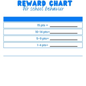 ADHD Behavior Chart for Kids | Child Discipline & Routine Management - Etsy
