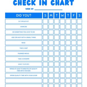 ADHD Behavior Chart for Kids | Child Discipline & Routine Management - Etsy