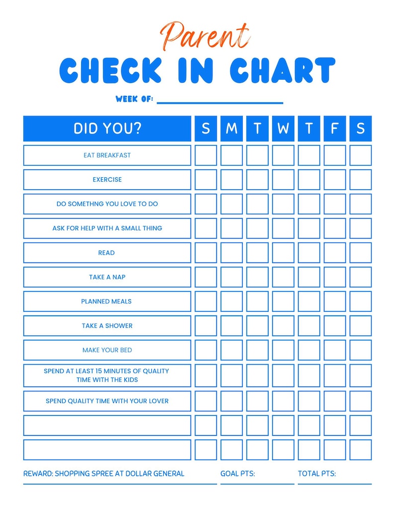 ADHD Behavior Chart for Kids Child Discipline & Routine Management - Etsy
