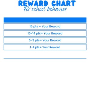 ADHD Behavior Chart for Kids | Child Discipline & Routine Management - Etsy