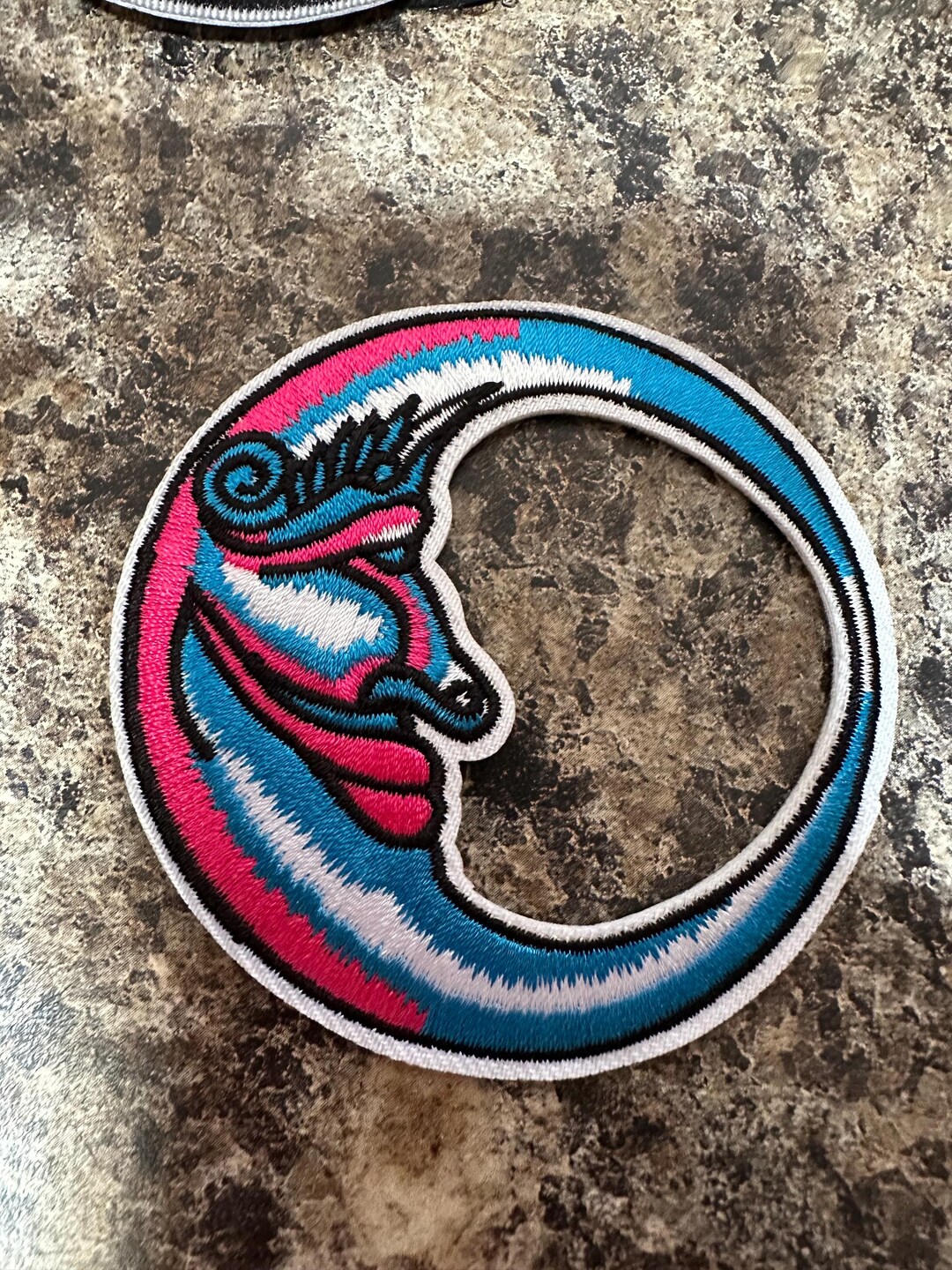 Moon Embroidered Badge Iron on Sew on Emblem - Etsy