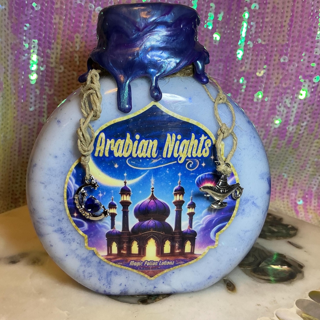 Lotion | Arabian Nights | Night Air Scented | Magic Potion Bottle - Etsy