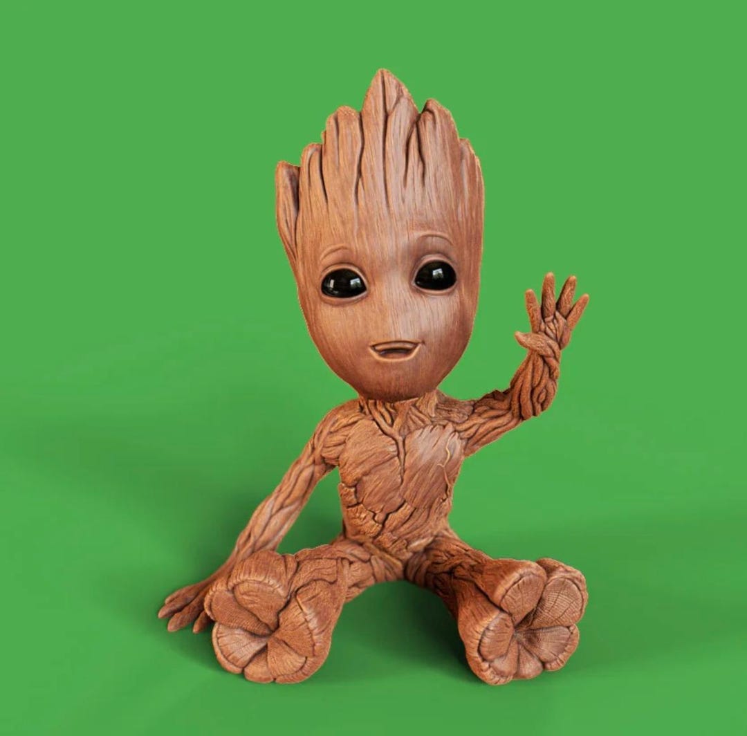 3D Printed Baby Groot - Etsy