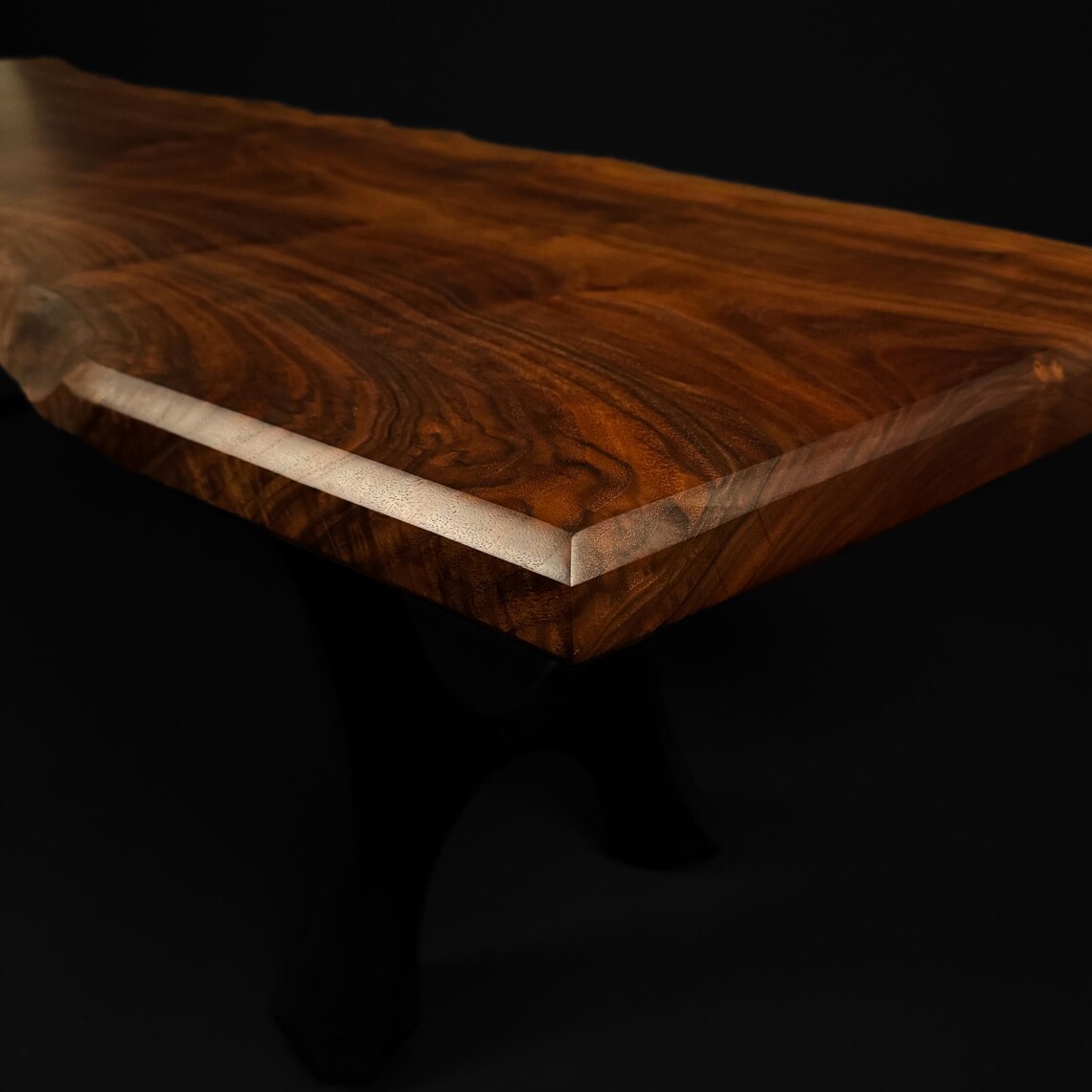 Claro Walnut Live Edge Folks Relax Bench - Etsy