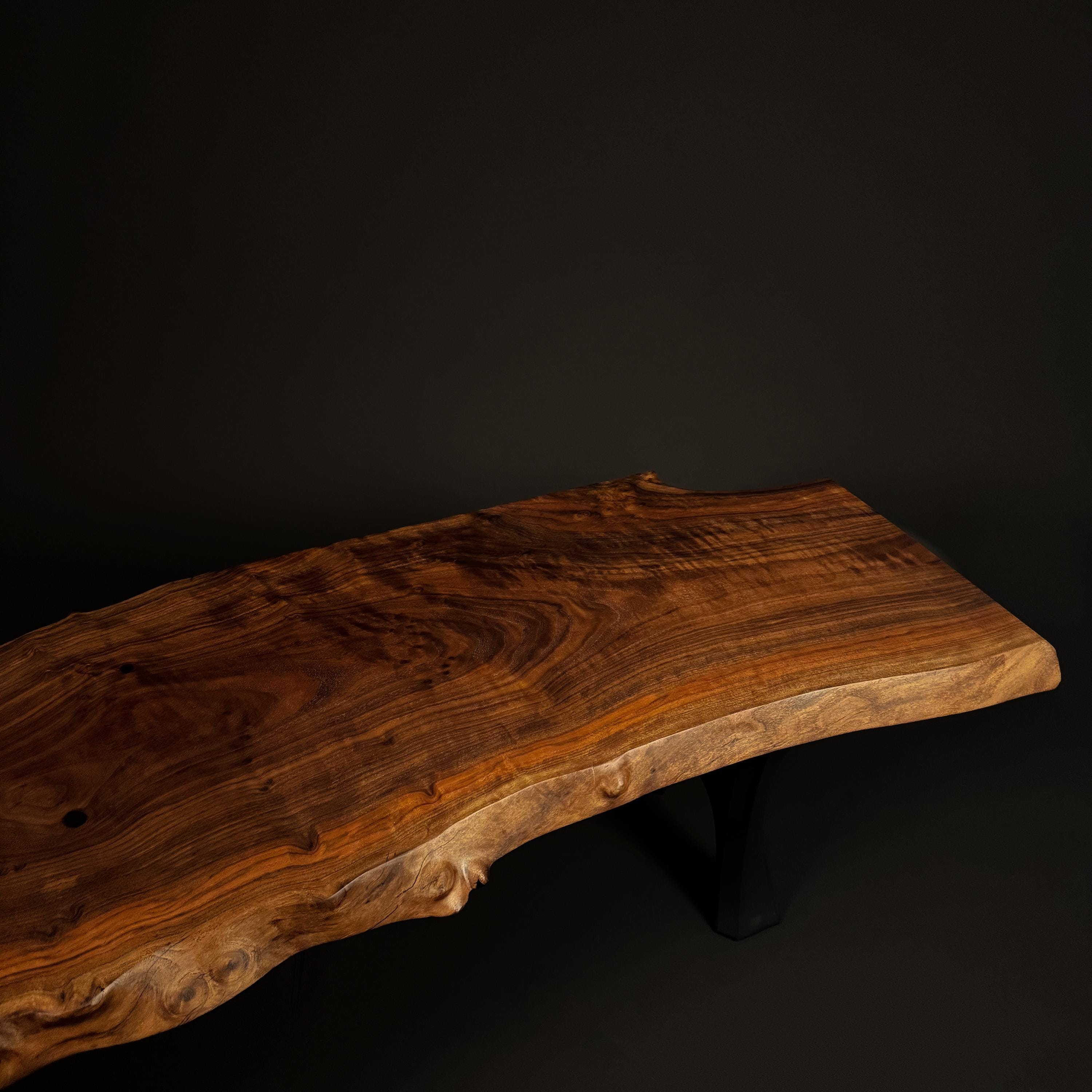 Claro Walnut Live Edge Folks Relax Bench - Etsy