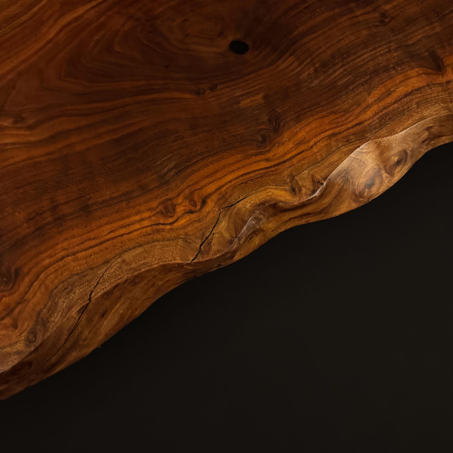 Claro Walnut Live Edge Folks Relax Bench - Etsy