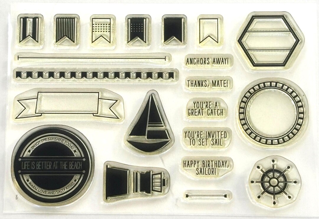 Settin' Sail Photopolymer Stamp Set by Stampin Up - Etsy