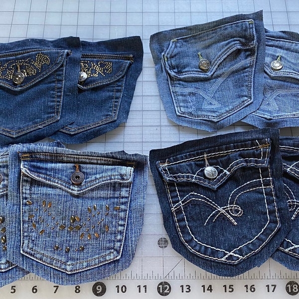 Repurposed Blue Jean - Etsy