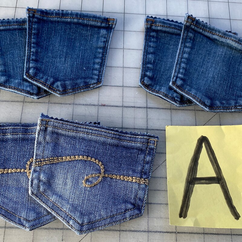 Denim Pockets - Etsy