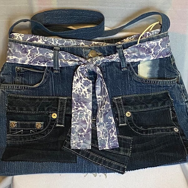 Denim Purse - Etsy