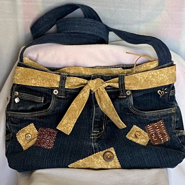 Denim Purse - Etsy