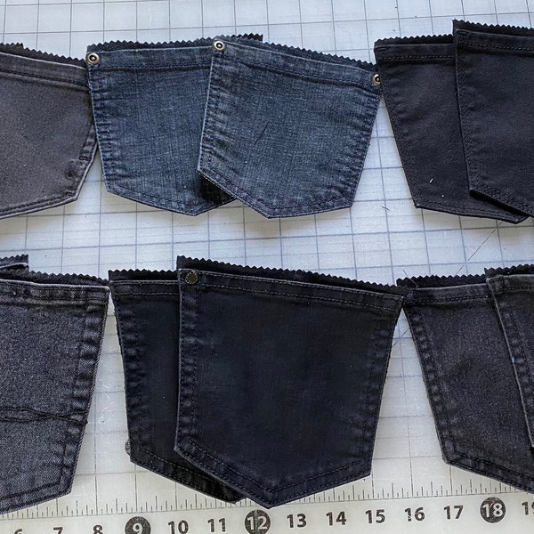 Denim Pockets - Etsy
