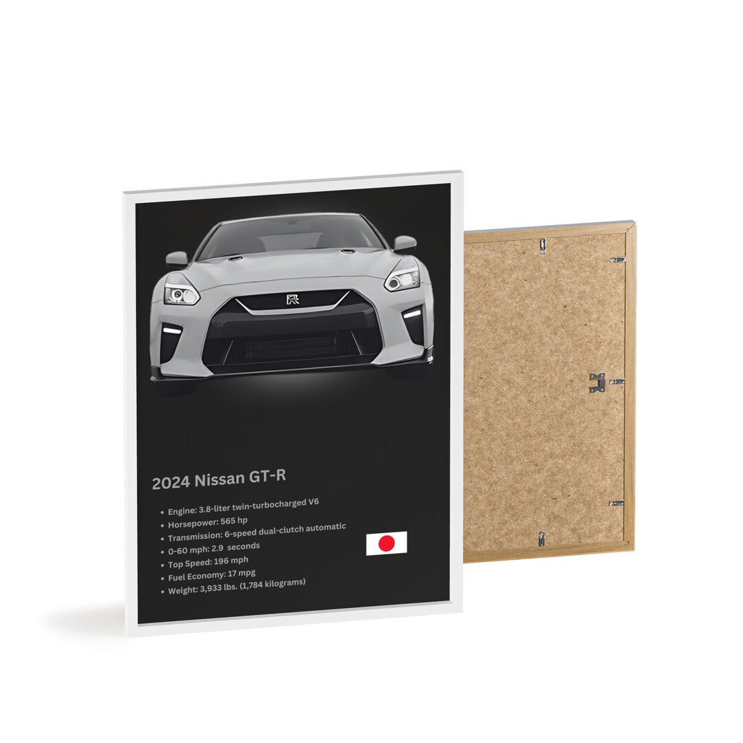 Nissan GT-R Poster, Nissan GT-R Print, Nissan GT-R Wall Art, Japanese ...