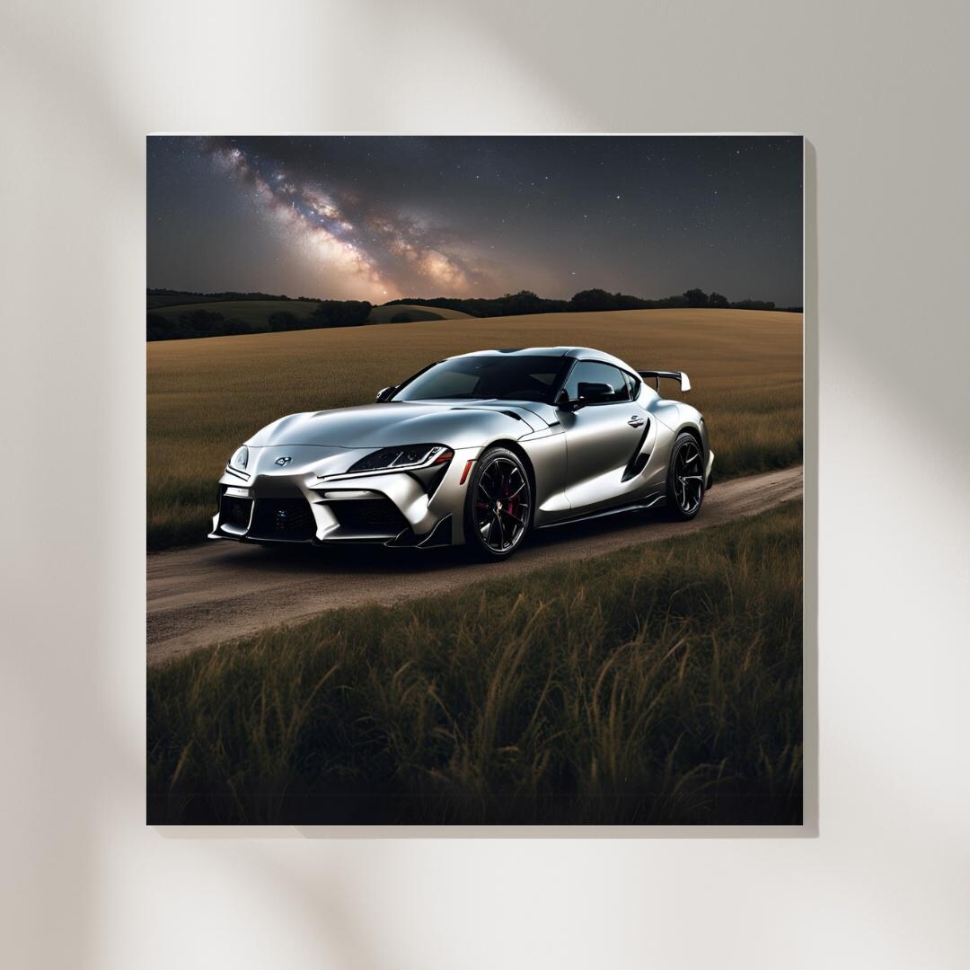 Toyota Supra Wall Art Classic JDM Car Poster, Perfect Print for ...