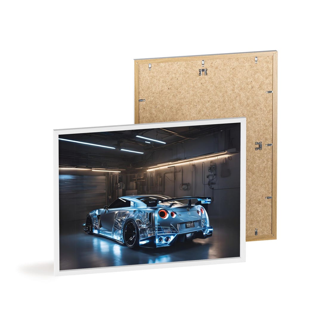 Nissan GTR Posters With Frames Add a Touch of Speed and Style to Your ...