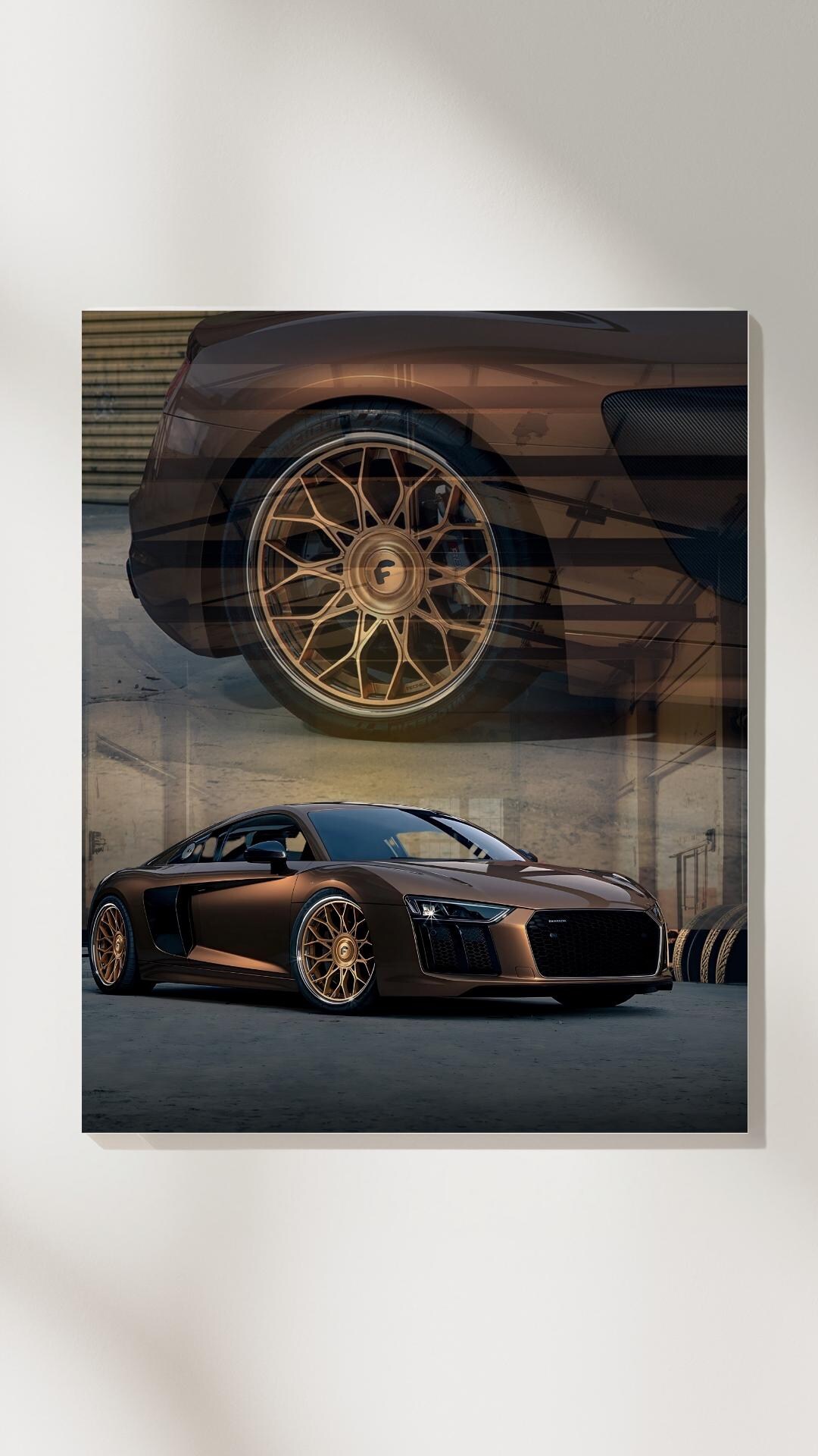 Audi R8 Print | Luxury Sports Car Poster | R8 Art Print | High ...