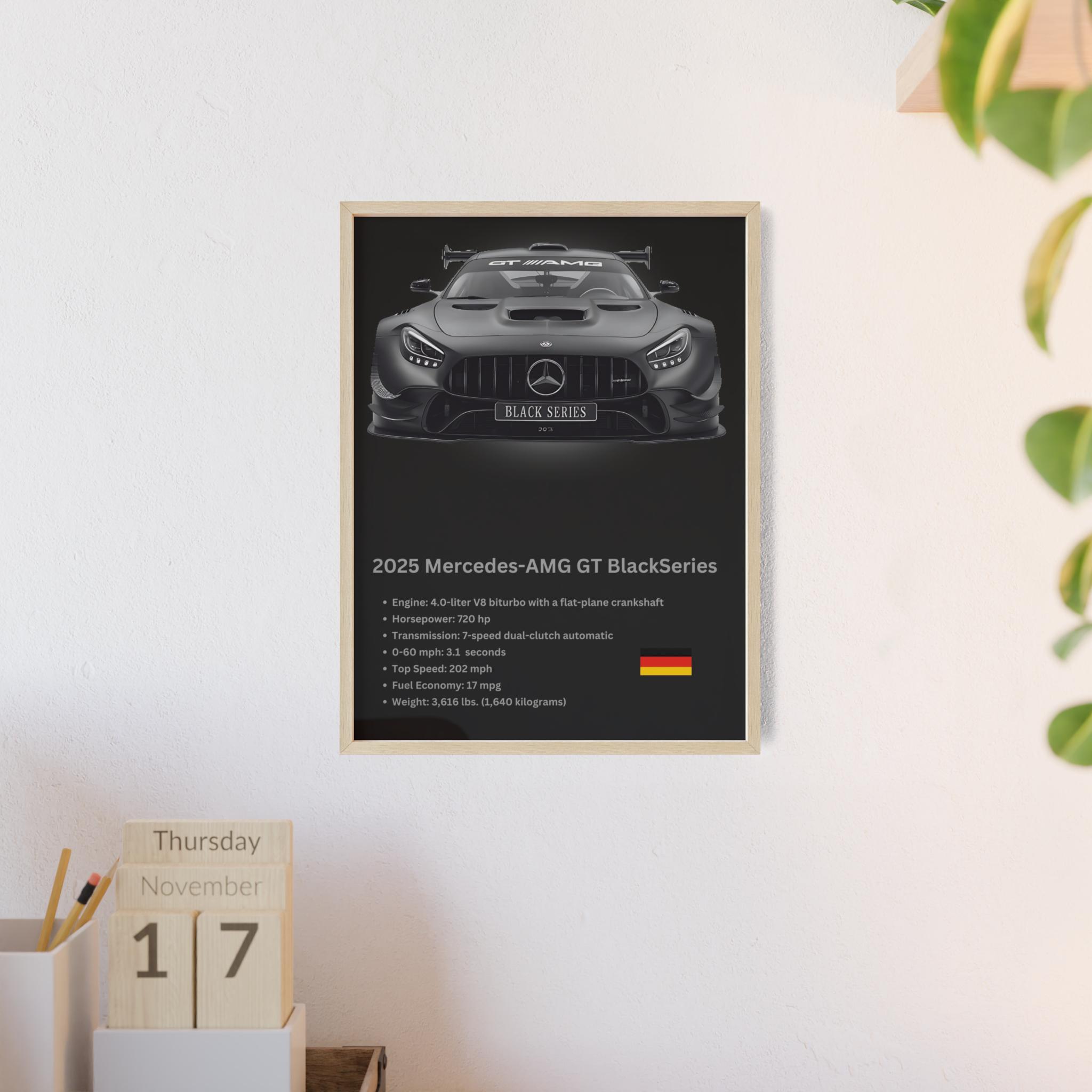 Mercedes-amg Gt Black Series Poster, Mercedes-amg Gt Print, Mercedes ...