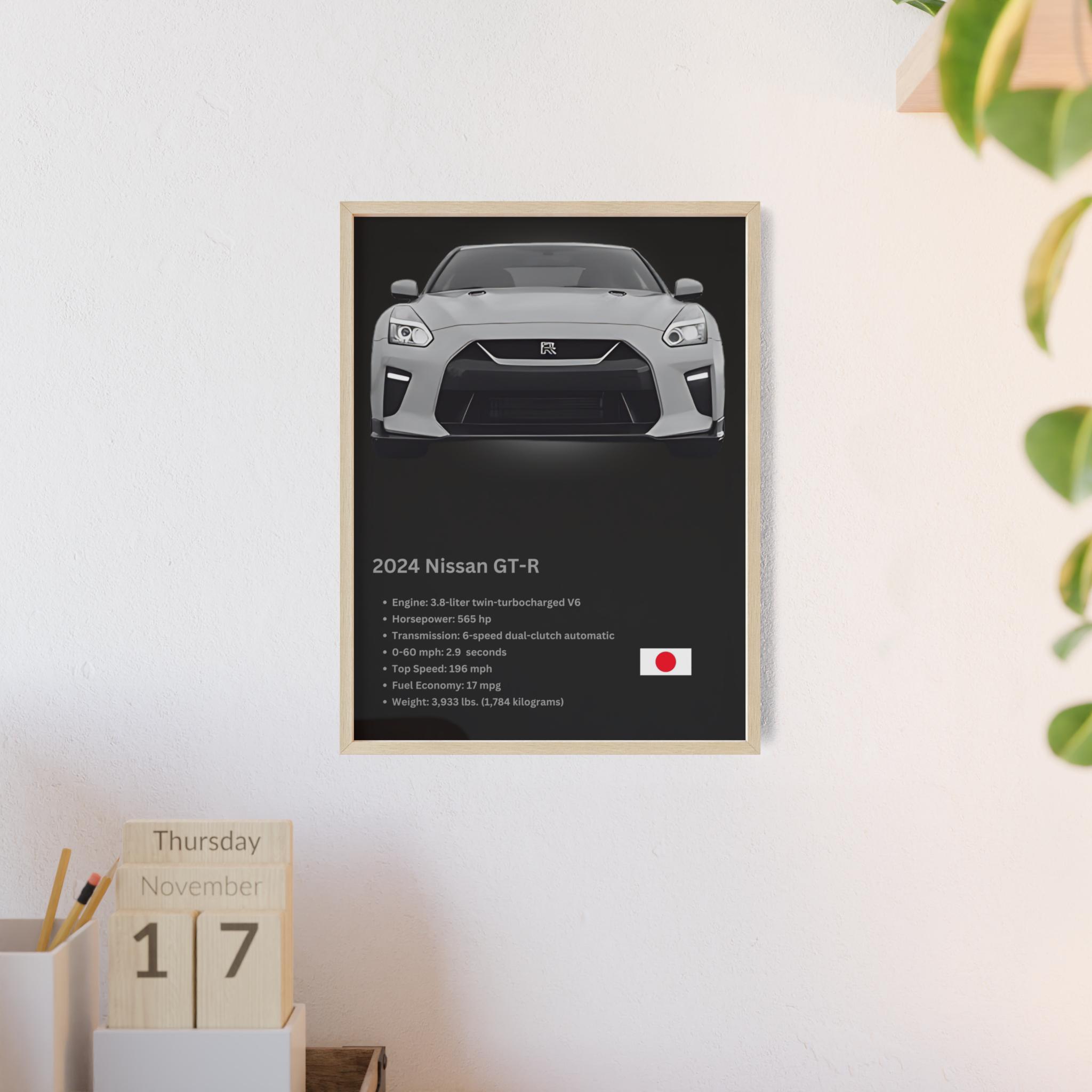 Nissan GT-R Poster, Nissan GT-R Print, Nissan GT-R Wall Art, Japanese ...
