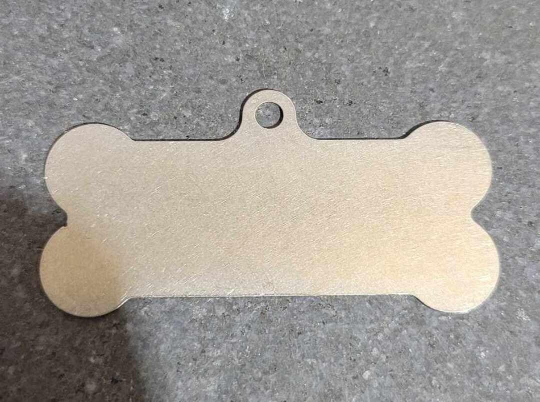 Stainless Steel Dog Bone Blanks for Engraving - Etsy