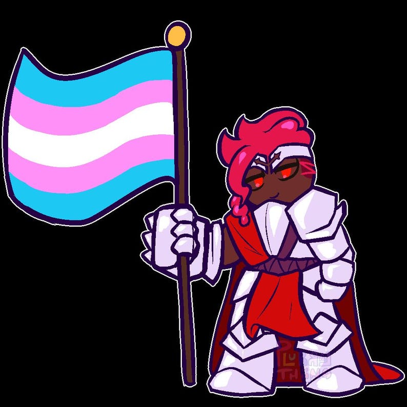 Wildberry Cookie Pride Sticker (cookie Run) - Etsy