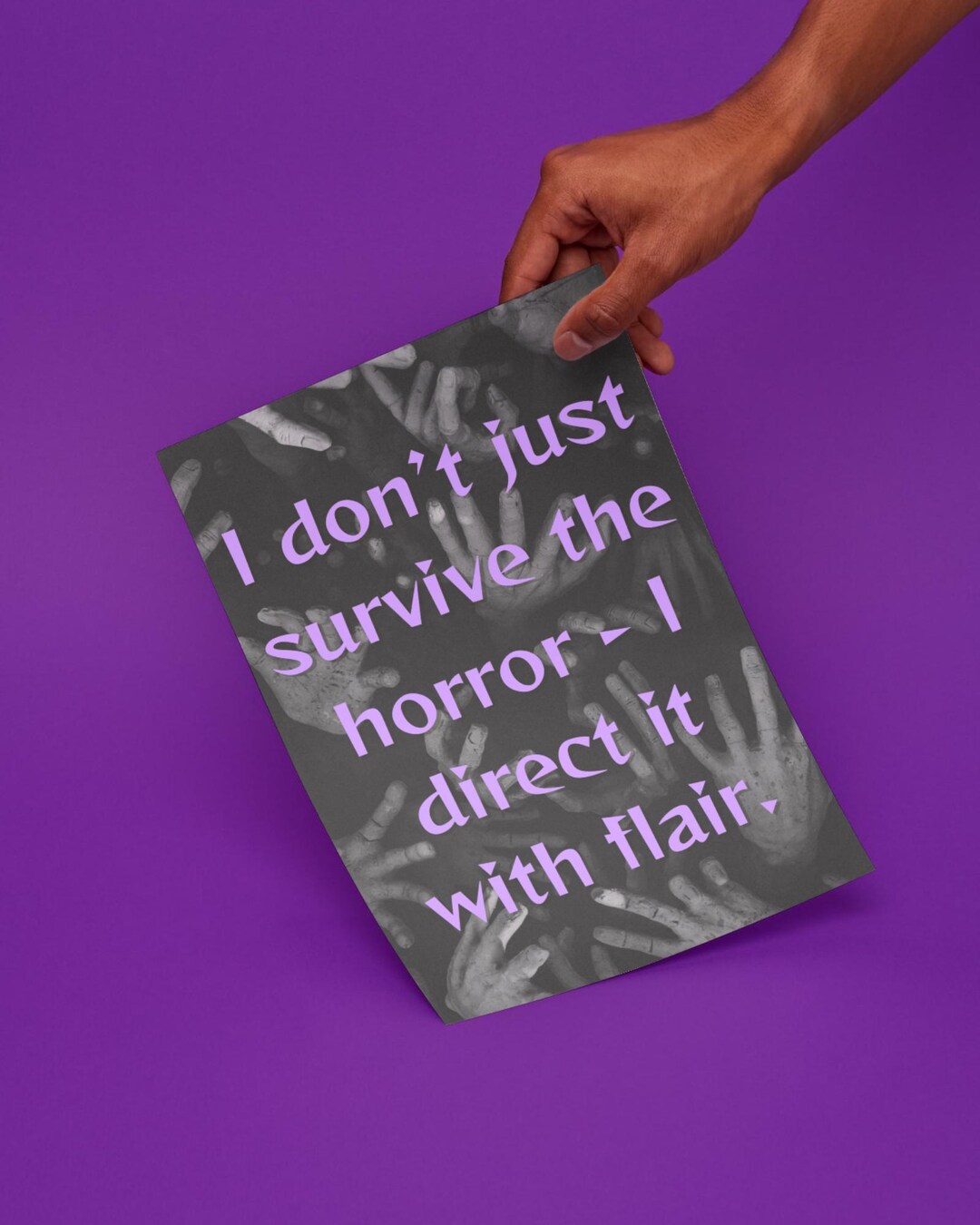 Dark Affirmation Printable-horror 8x10 Horror Art Digital Download for ...