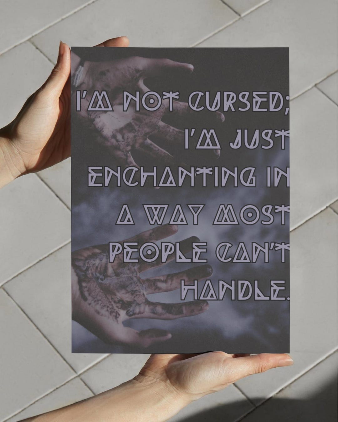 Dark Affirmation Printable-cursed 8x10 Horror Art Digital Download for ...