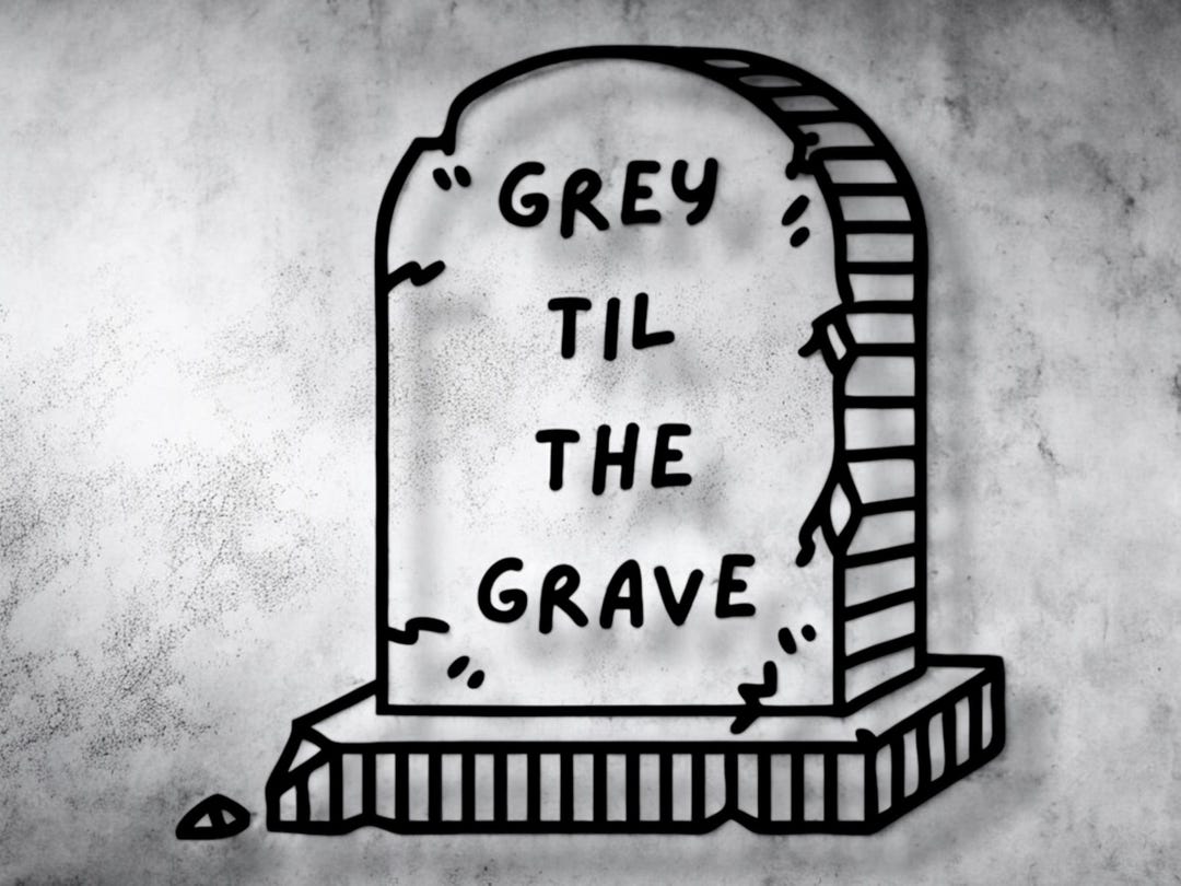 Grey Til the Grave G59 Decal - Etsy