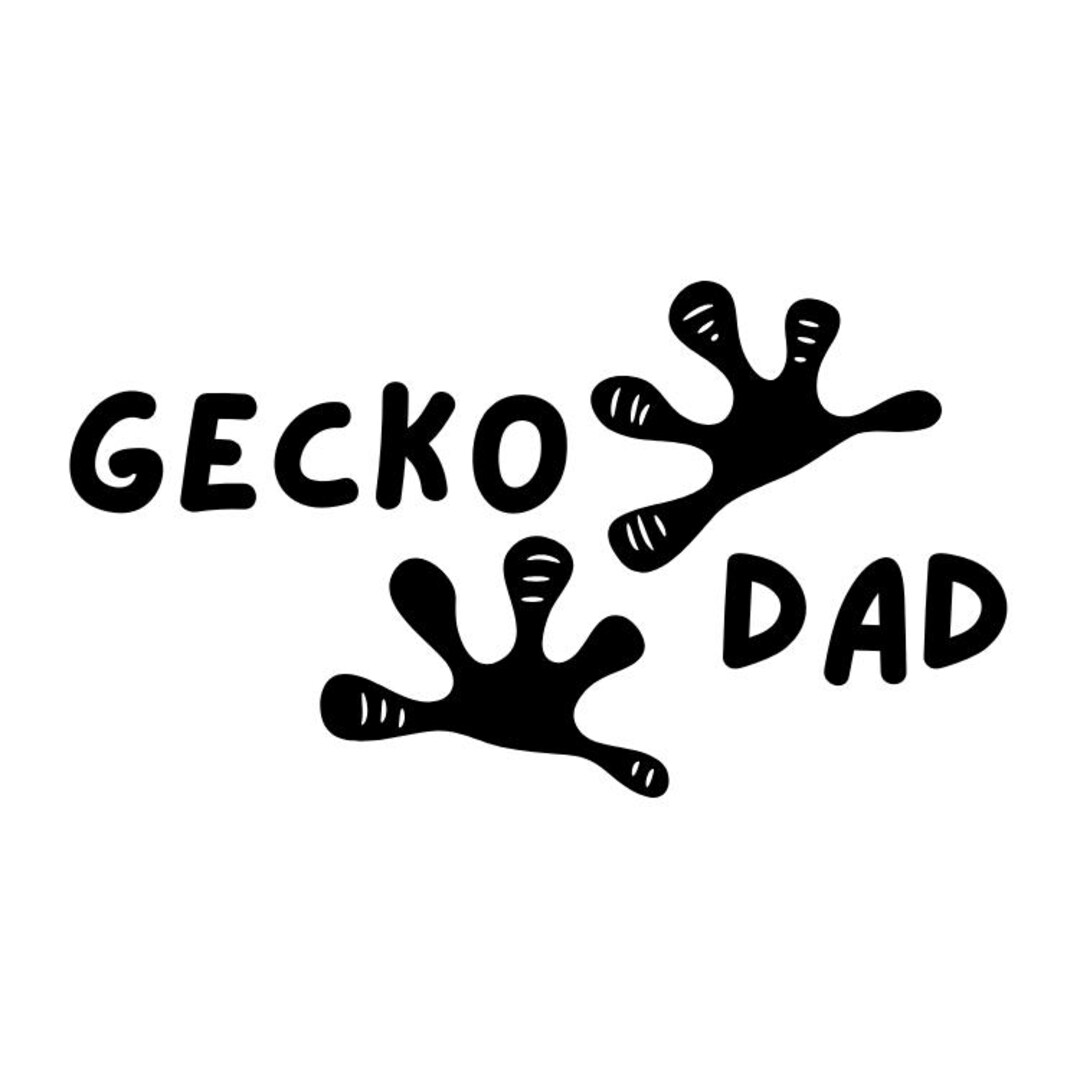 Gecko Dad Decal - Etsy