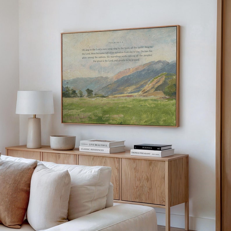 Psalm Bible Verse Art | Digital Download | Scripture Prints | Christian ...