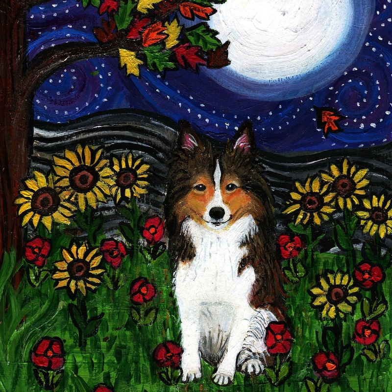 Sheltie Art - Etsy