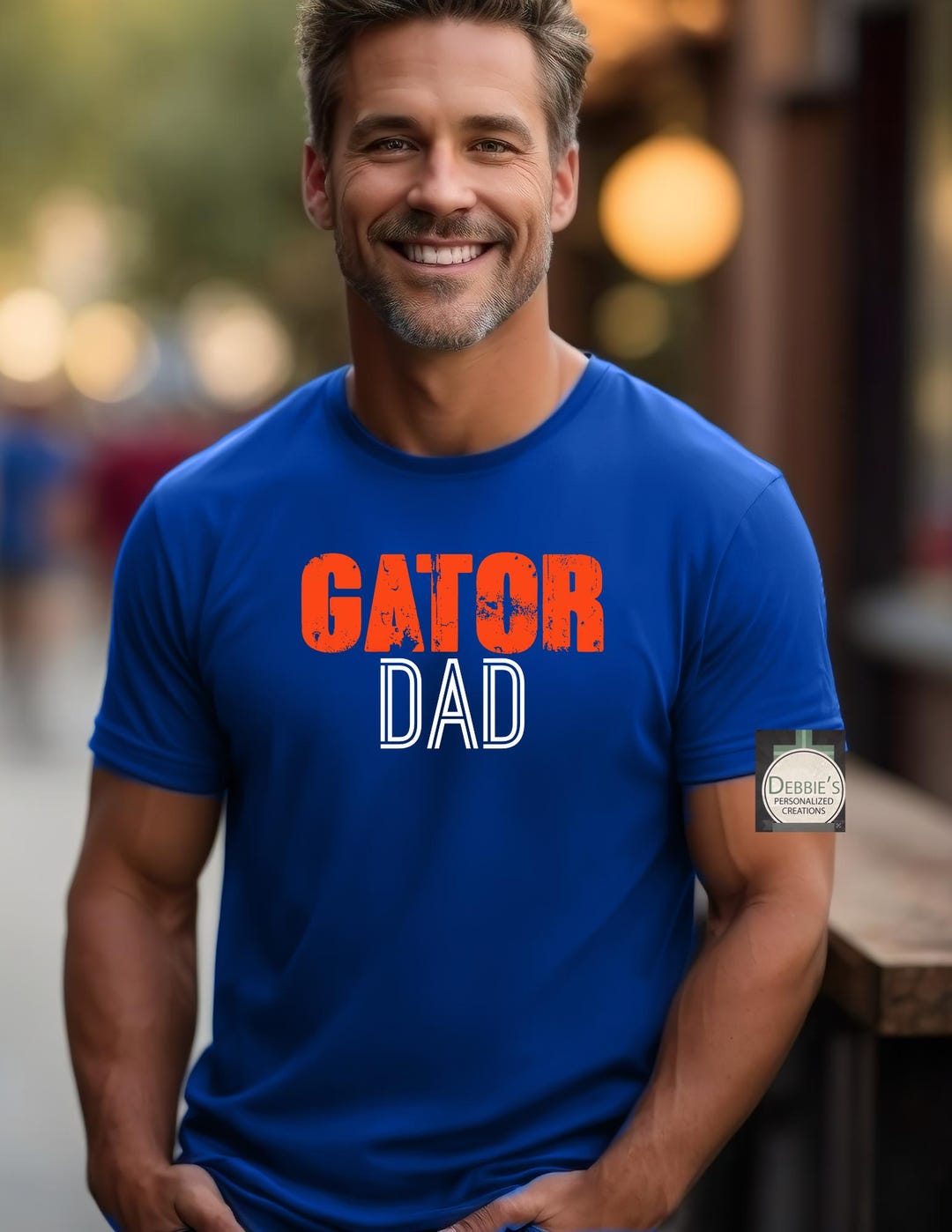 Gator Dad Distressed Shirt - Etsy