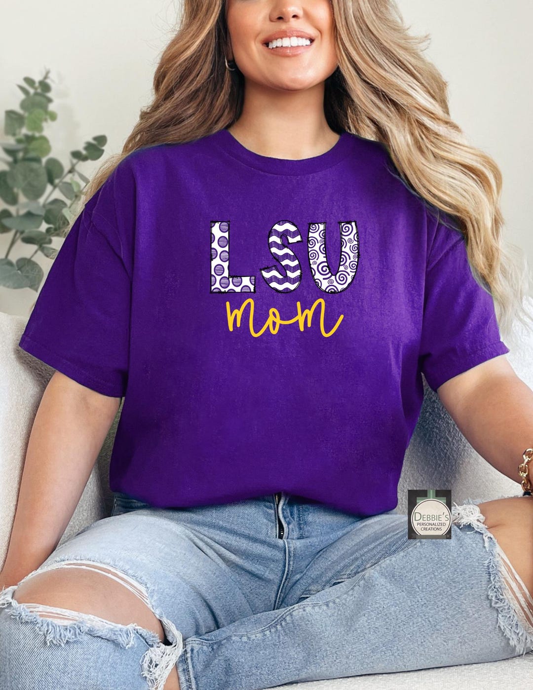 LSU Mom Shirt - Etsy