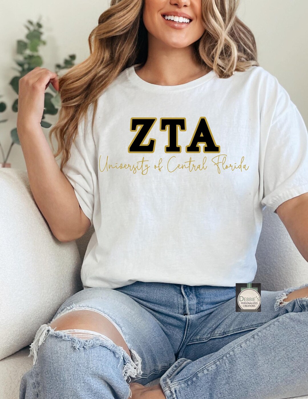 Zeta Tau Alpha University of Central Florida Shirt - Etsy