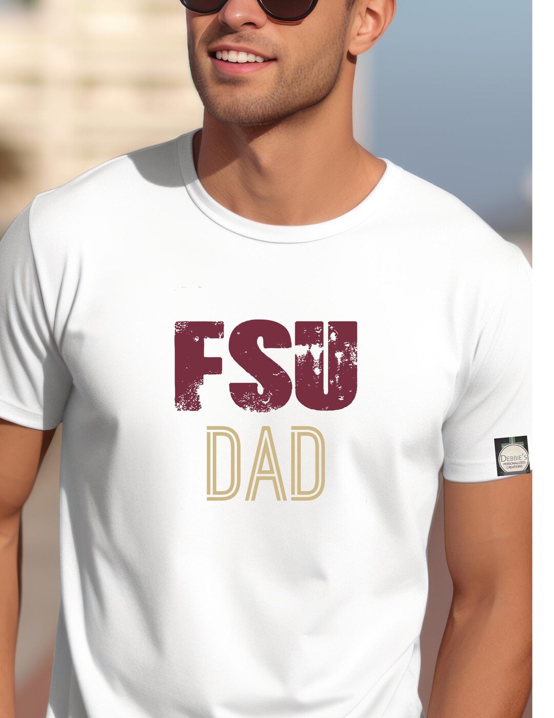 FSU Dad Distressed Shirt - Etsy